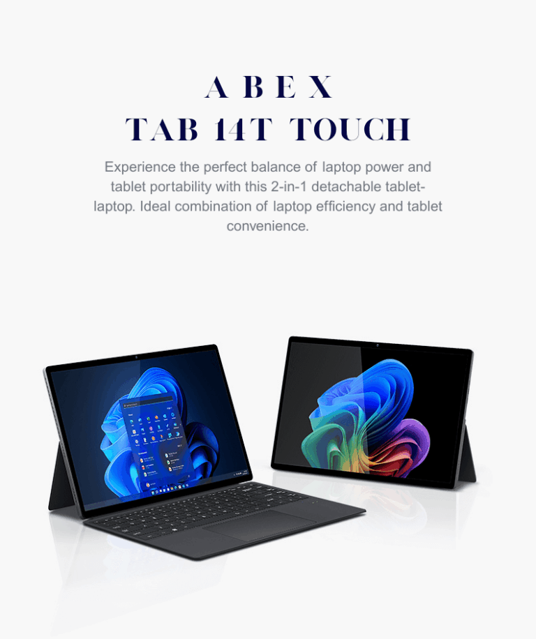 ABEX Tab 14T Touch | 2-IN-1 Laptop | Intel N100